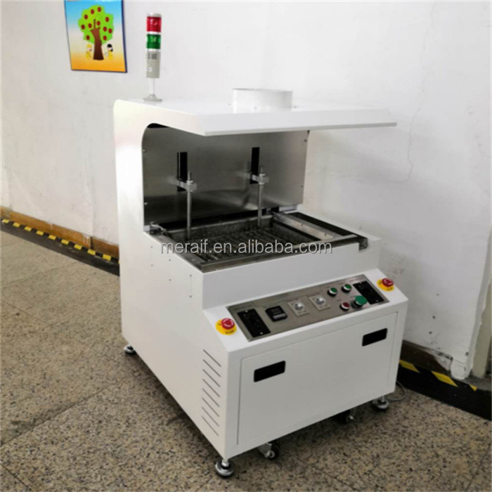 Semi-auto pcb dip soldering machine solder pot wave soldering machine ...