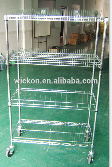 SMT Component Reel Storage cart,chrome smt reel trolley