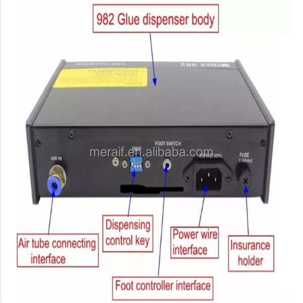 983 Precise Digital Auto Glue Dispenser Solder Paste Liquid Controller ...