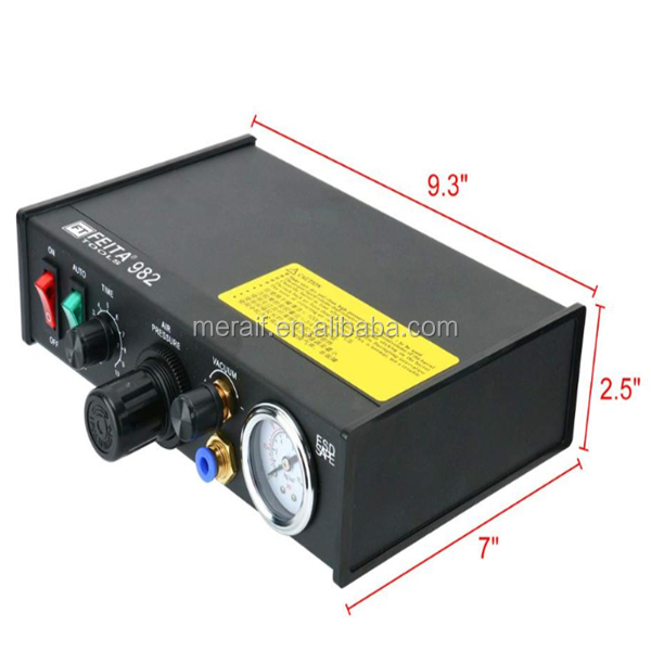Pneumatic glue dispenser machine semin automatic gule dispenser 983 ...