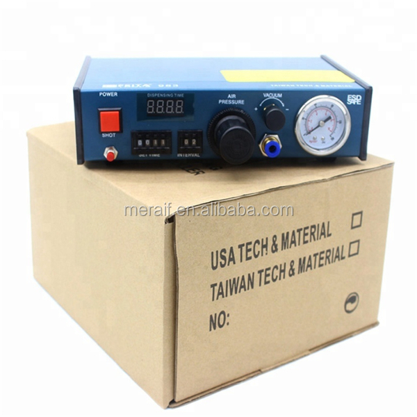 Pneumatic glue dispenser machine semin automatic gule dispenser 983 ...