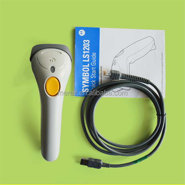 For zebra scanner LS1203 Handheld linear laser scanner Wireless Barcode ...