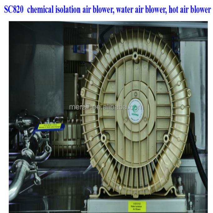 600mm width net Sus304 Semiconductor packaging flux chemical wash ...