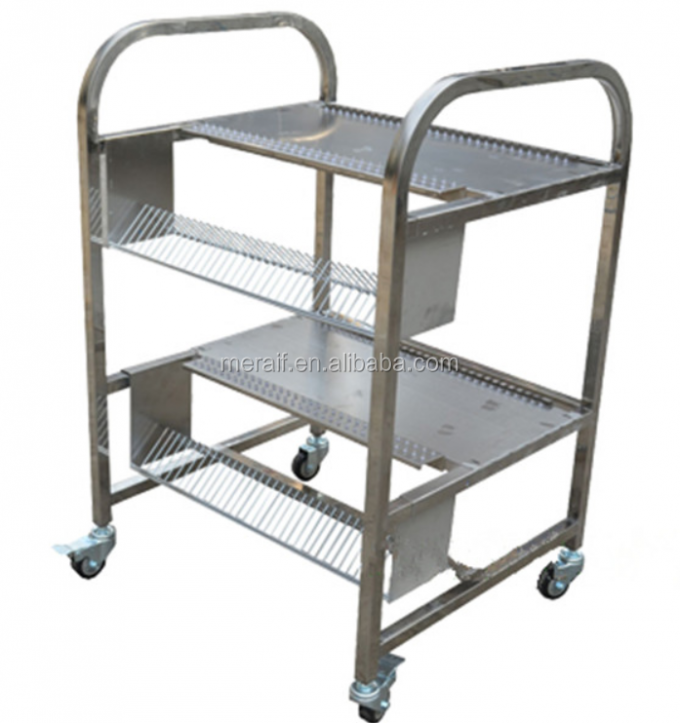 SMT Antistatic ESD Magazine Rack Anti Static PCB Storage Cart PCB RACK